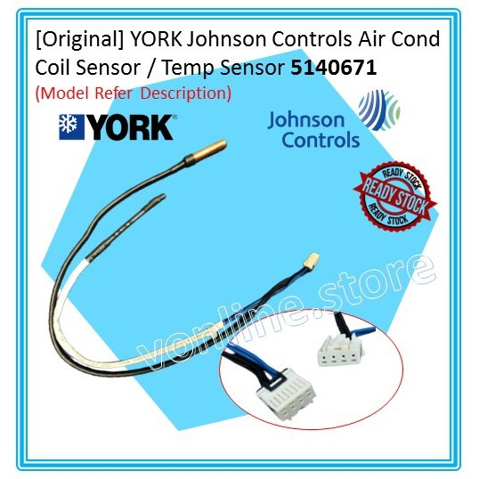 [Original] YORK Johnson Control Air Cond Wall Indoor Coil Sensor ...