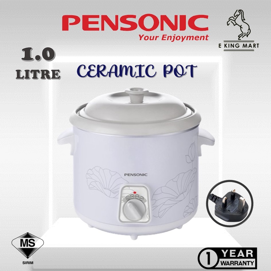 Pensonic 1.0L Electric Slow Cooker PSC-101 With Ceramic Top Cover ...
