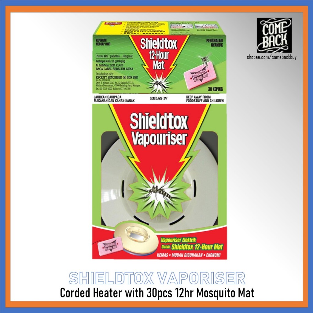Shieldtox Protect Corded Vaporiser with Free 30pcs Mat | Shopee Malaysia