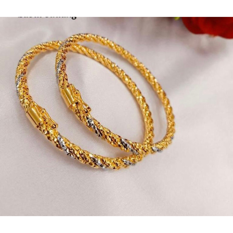 PROMOSI bangle pintal emas sadur premium COP 916 | Shopee Malaysia