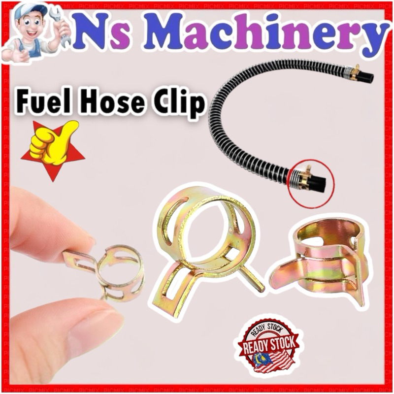 Hose Clip Mesin Rumput Fuel Tank Fuel Hose Clip BG328 TL43 TL33 ...