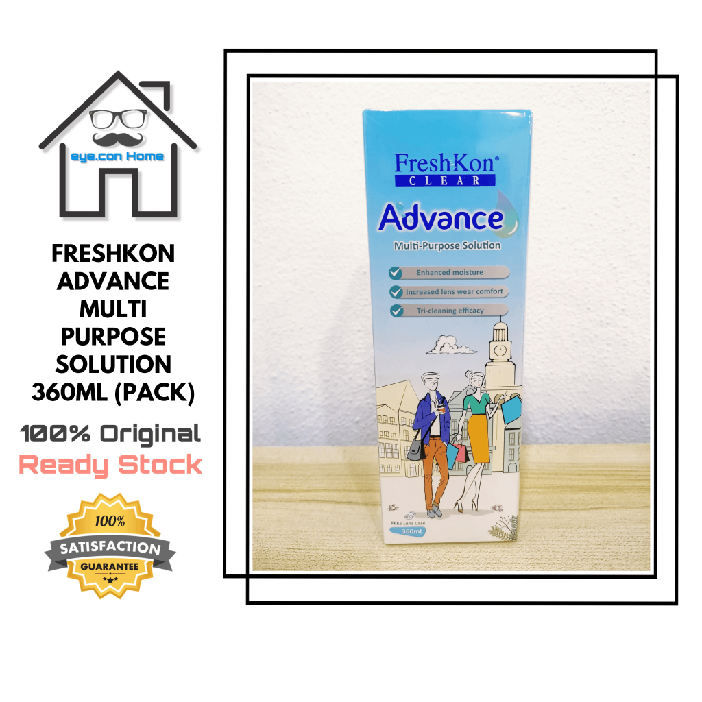 ⭐2027 NEW STOCK⭐ 👓 Freshkon Clear Advance Solution 360ml (Big Bottle ...