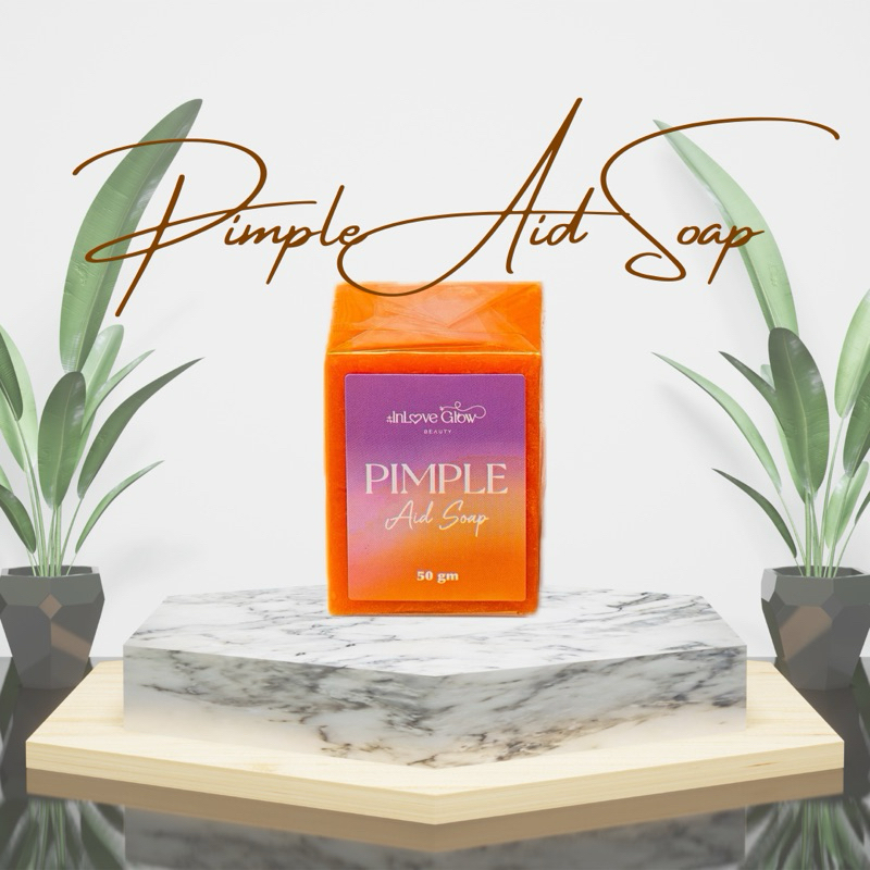 PIMPLE AID SOAP INLOVE GLOW BEAUTY ( FACIAL CLEANSER ) | Shopee Malaysia