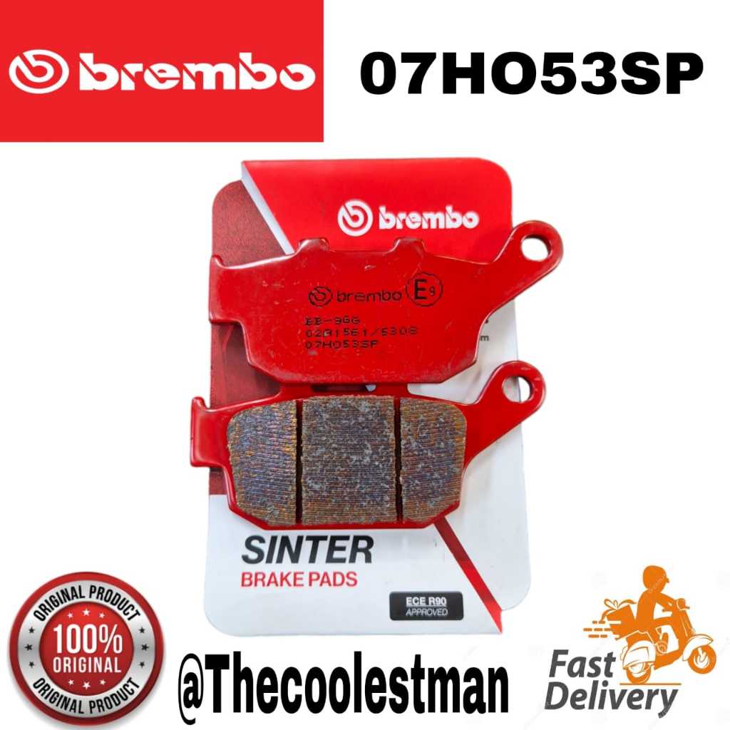 🔥100 Original Made In Italy 🔥brembo Sinter Motorcycle Brake Pad Rear