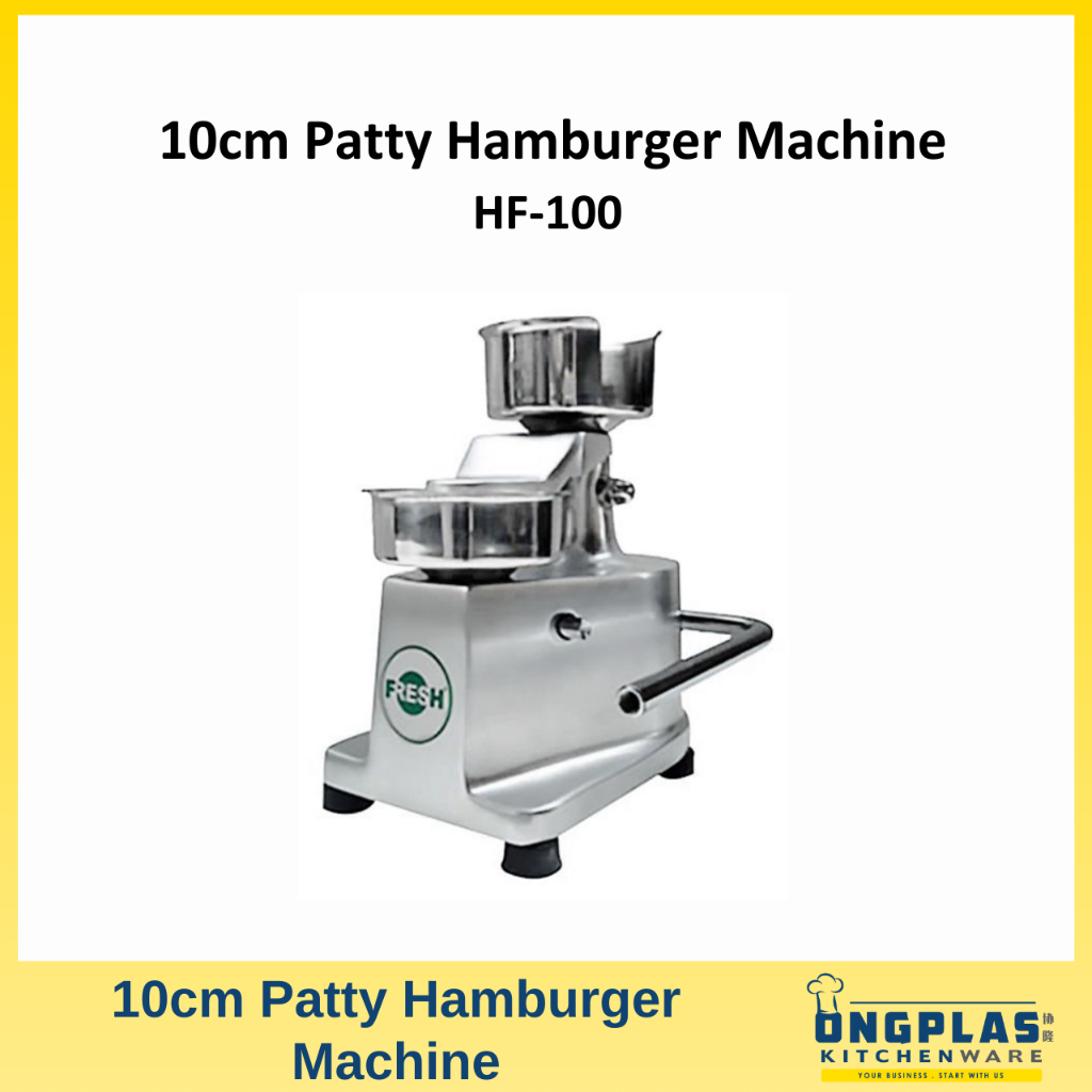 😎READY STOCK😎IFRESH 10CM PATTY HAMBURGER MACHINE HF-100 / MESIN PATTY ...