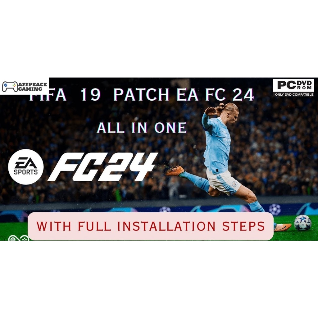 (PC GAME) FIFA 19 + UPDATE NEW SEASON PATCH KIT,FACEPACK 2024 - DVD ...
