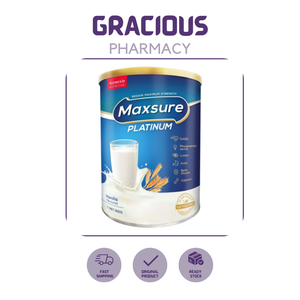 MAXSURE PLATINUM VANILLA 850G | Shopee Malaysia
