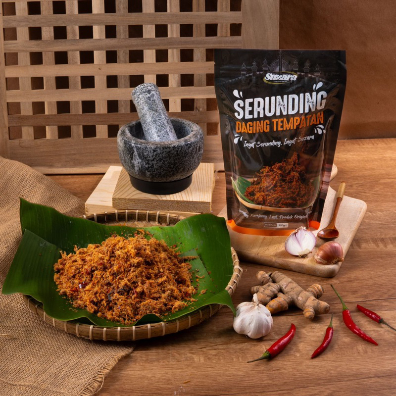 🔥READY STOCK🔥 SERUNDING DAGING TEMPATAN 💯 ORIGINAL SUZARA KG LAUT ( NEW ...