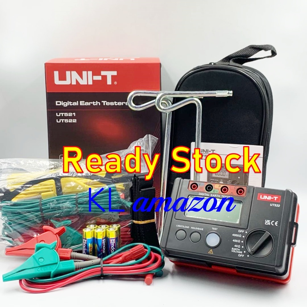 (0-4000 Ohm) Uni-Trend UT522 Digital Earth Tester Fast Delivery ...