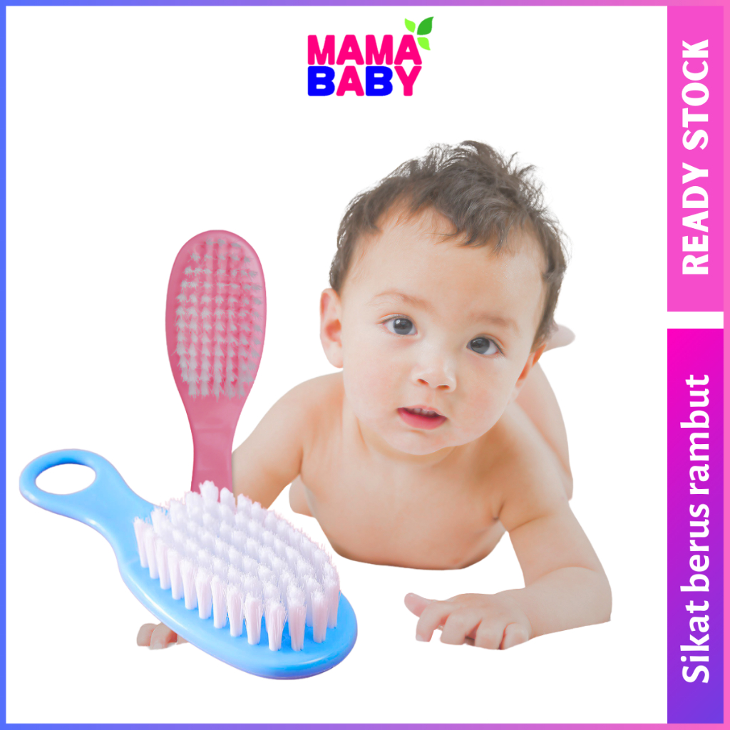 Baby Hair Brush Comb Grooming Shower Health Care Tools Sikat Rambut ...