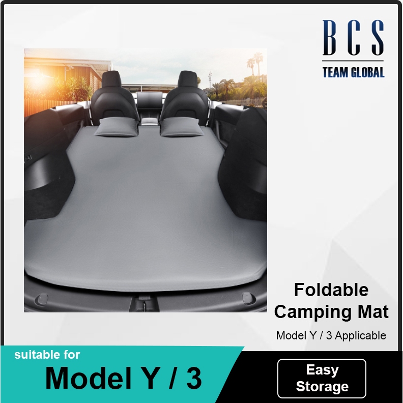 BCS Tesla Model 3 Y Inflatable Air Cushion Bed Outdoor Camping ...