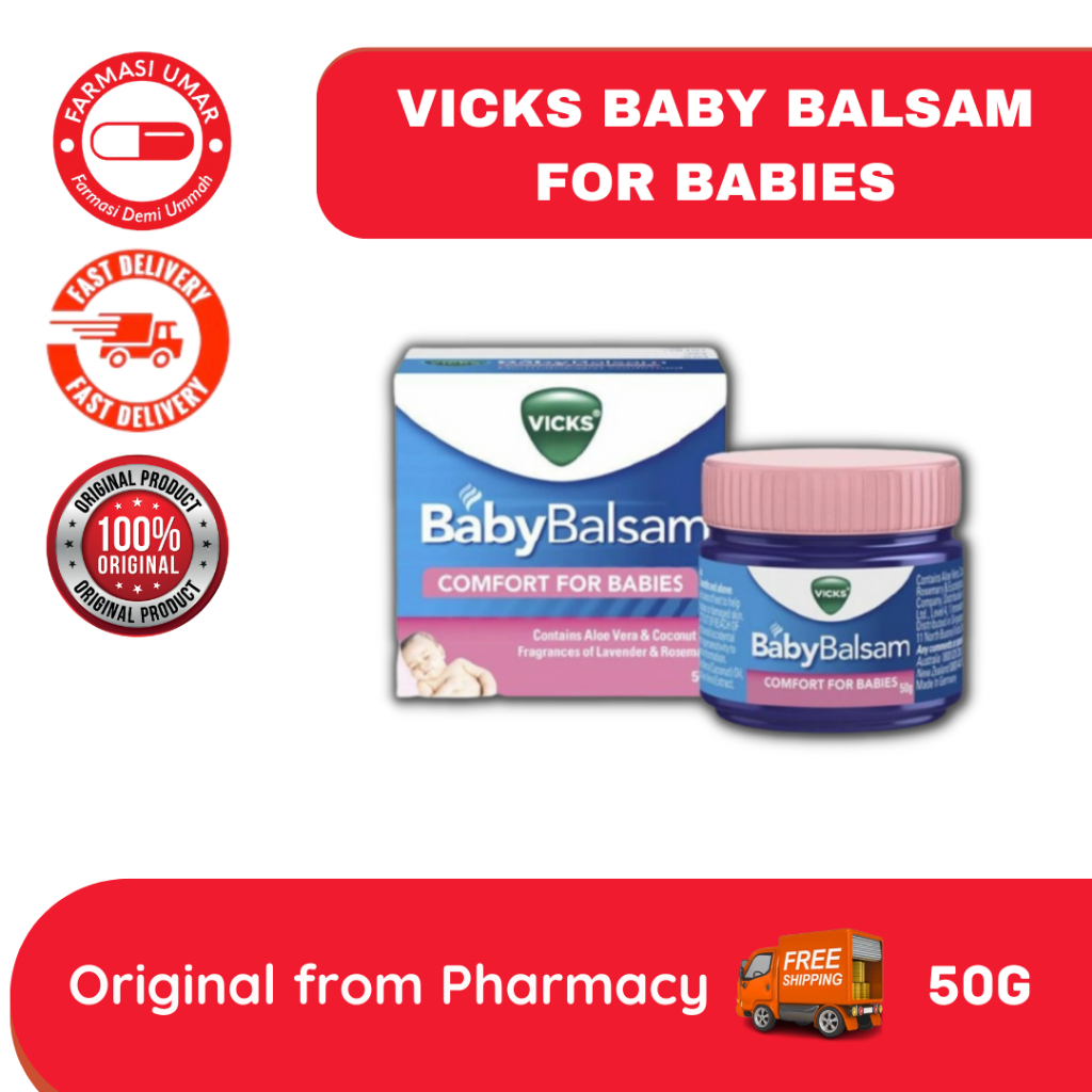 Vicks Baby Balsam Comfort for Babies 50g | Shopee Malaysia