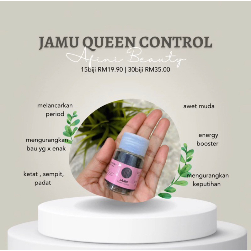 💯𝗢𝗥𝗜𝗚𝗜𝗡𝗔𝗟 JQC [ VIRAL!!! ] JAMU QUEEN CONTROL BY AFINI BEAUTY POSTAGE ...