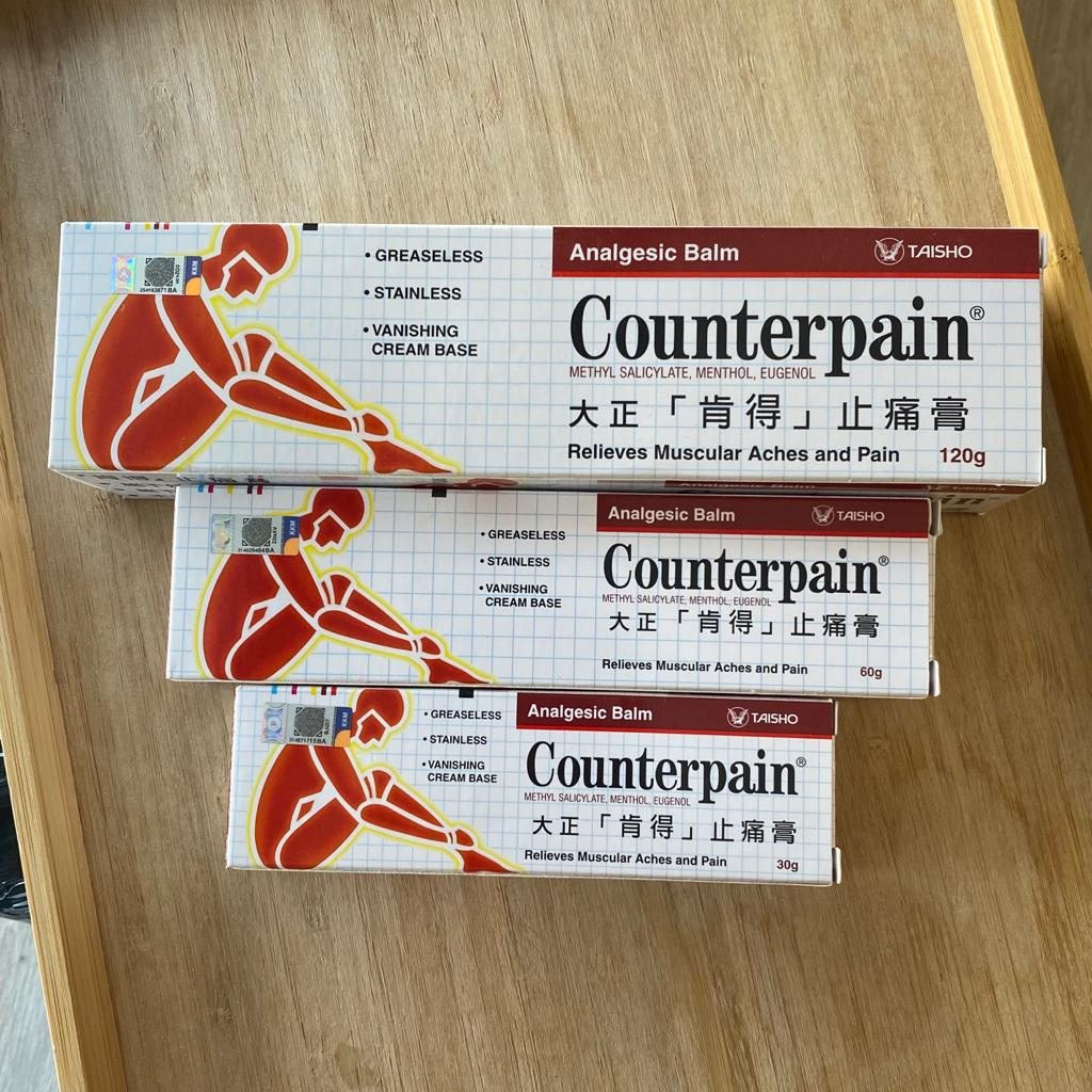 COUNTERPAIN ANALGESIC BALM 大正肯得止痛膏 30G / 60G / 120G | Shopee Malaysia