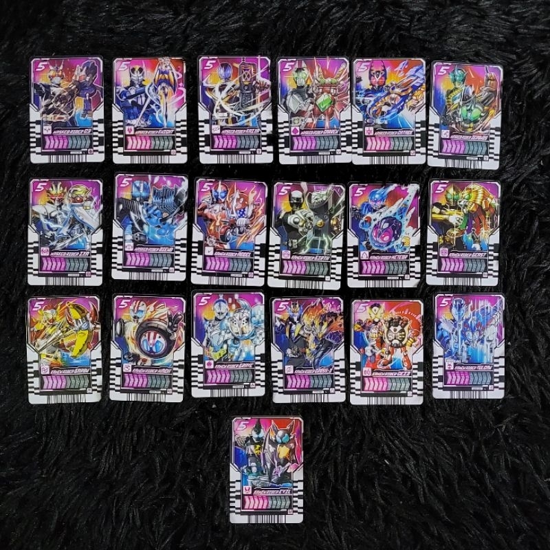SET KO PVC 19 Secondary Rider Chemy Cards Kamen Rider Gotchard | Shopee ...