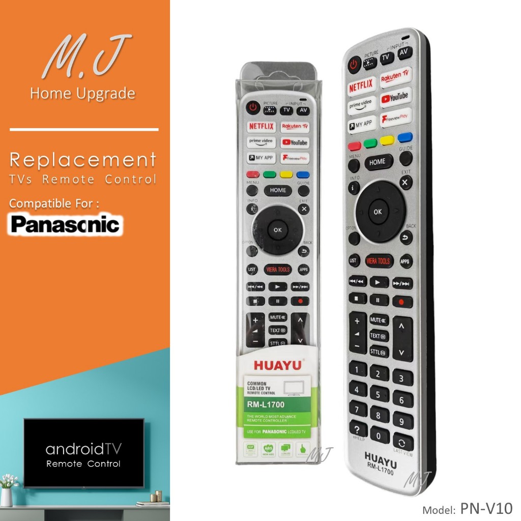 HUAYU Replacement For Panasonic Android TV Remote Control [L1700 ...