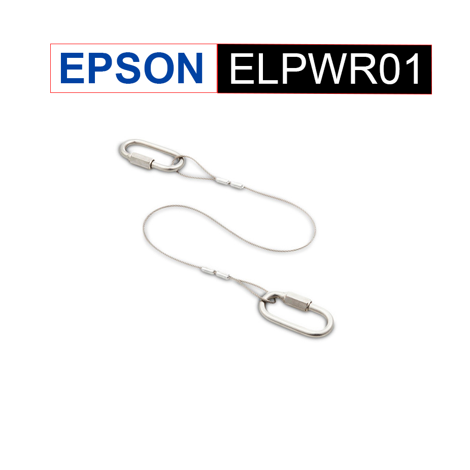Epson Safety Wire ELPWR01. Support all projectors up to 15kg (33 Ib ...
