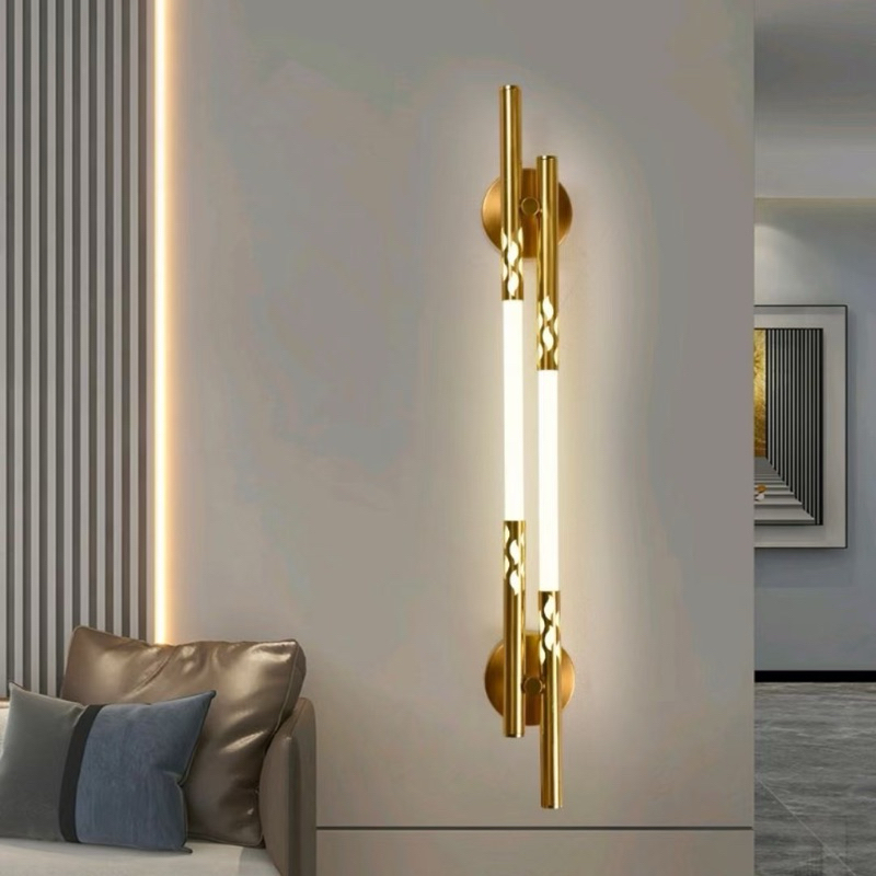Nordic Modern Wall Lamp Lampu Dinding Minimalis Modern Long LED Wall ...
