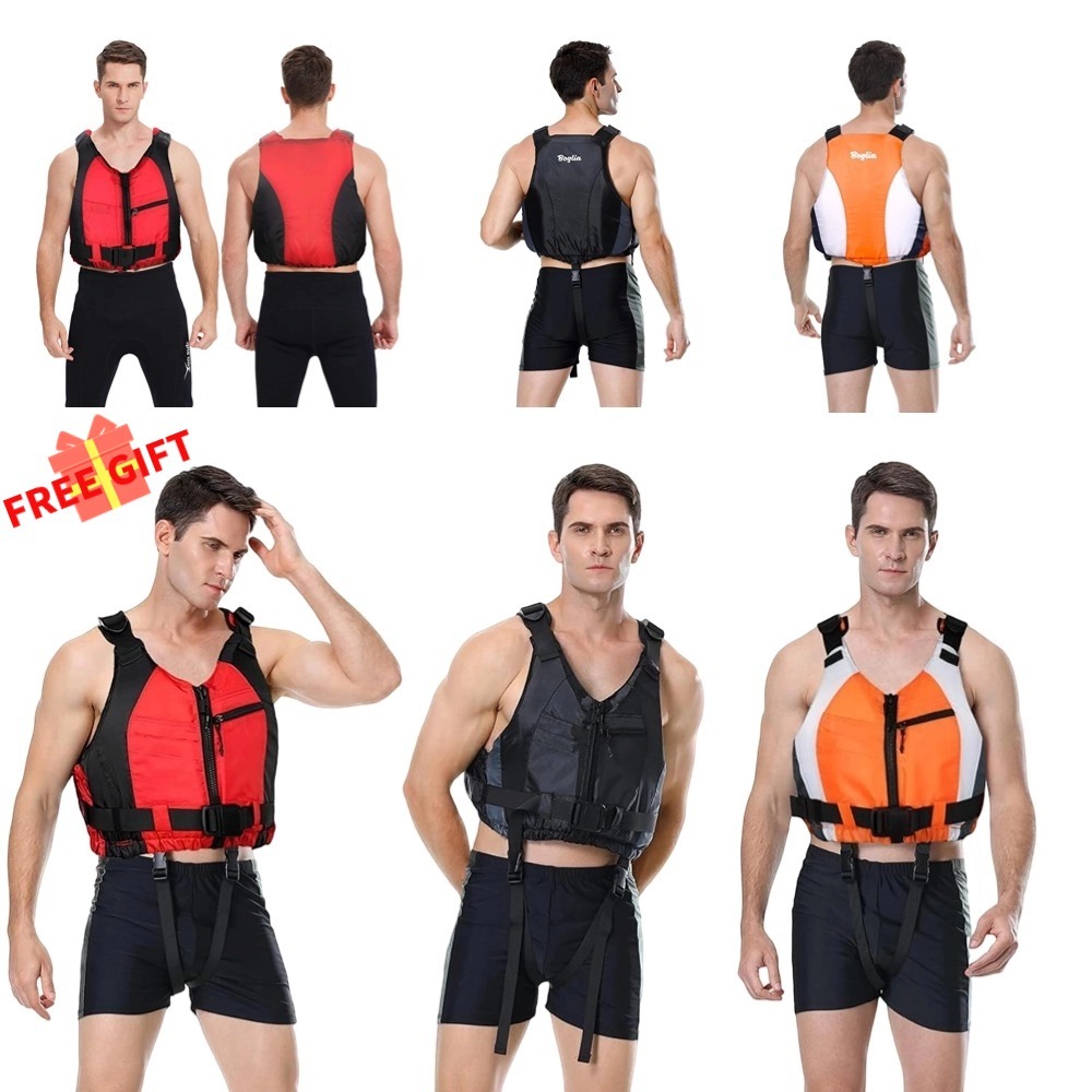 Malaysia Stock Adult Swim Vest Swim Jacket PVC Floation with Adjustable ...