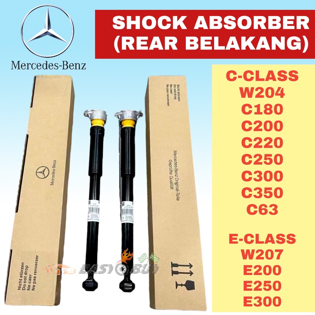 ORI MERCEDES REAR SHOCK ABSORBER - MERC C-CLASS W204 C180 C200 C220 ...