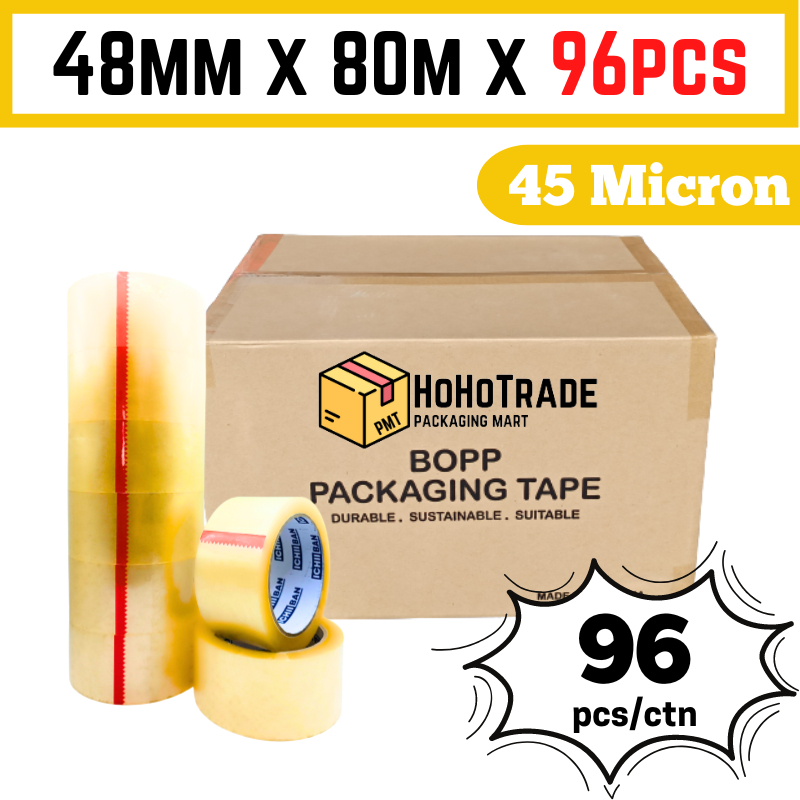 Hohotrade 1 Carton Opp Tape Salotape Cellophane Tape Fragile Tape ...