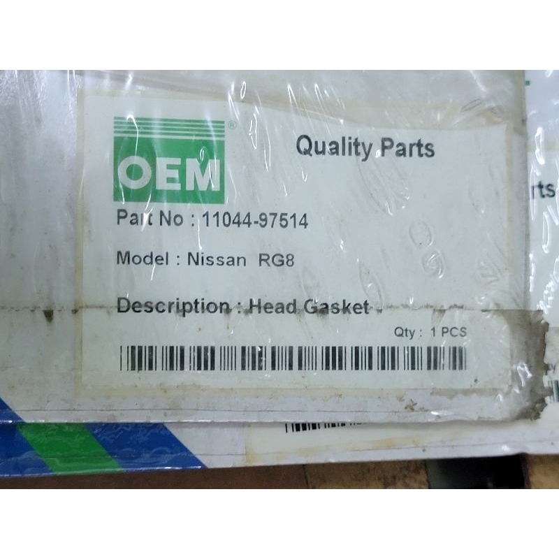 Nissan UD RG8 RH8 RG RH fullset overhaul head gasket 10101-Z1327 ...