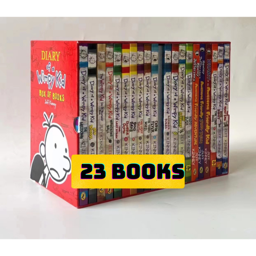 Diary of a Wimpy Kid Box Set (23 books) | Shopee Malaysia