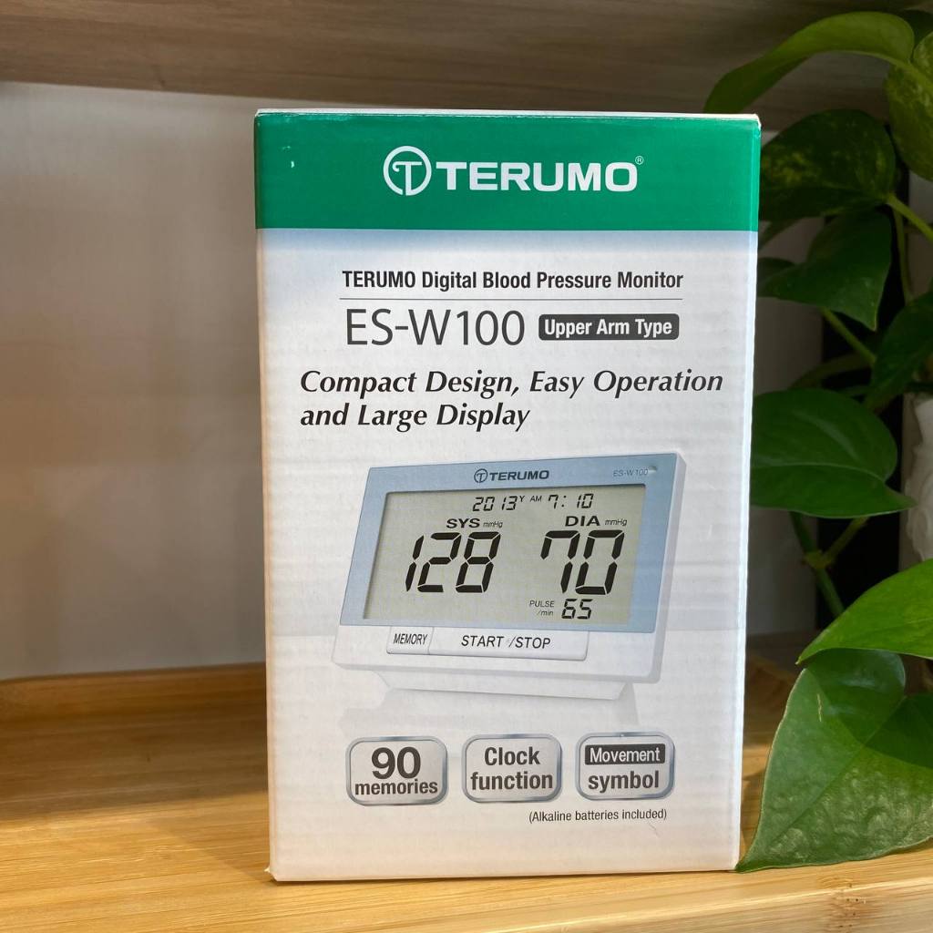 TERUMO DIGITAL BLOOD PRESSURE MONITOR ES-W100 Upper Arm Type | Shopee ...