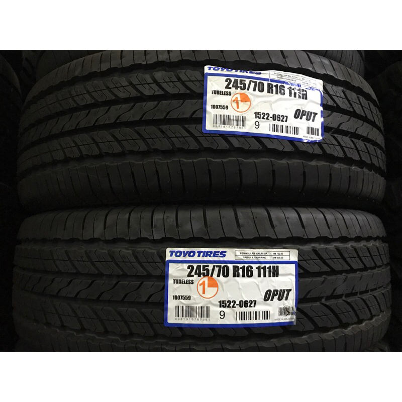 245/70R16 245 70 16 TOYO OPUT Hilux tyre tayar kasar tire kereta tayar ...