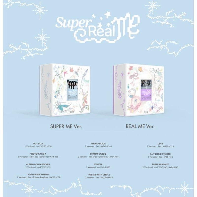 ILLIT SUPER REAL ME album (sealed) | Shopee Malaysia