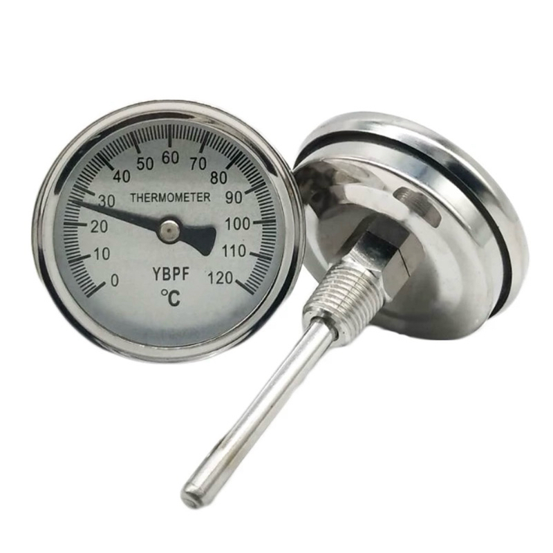 Bimetal Thermometer / Dial Temperature Gauge Back Connection | Shopee ...
