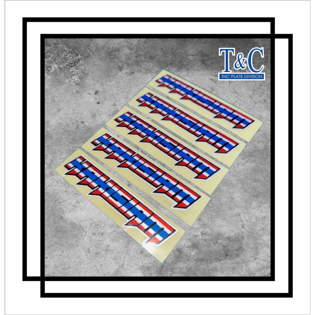 STICKER KAKI SIAM 3 WARNA CUTTING JENIS REFLECT MOTO | Shopee Malaysia