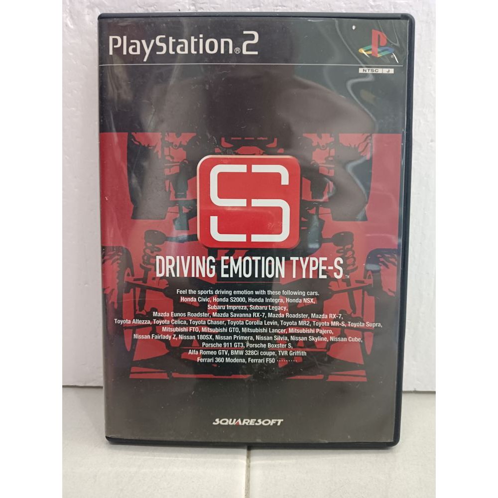 [USED] PS2 DRIVING EMOTION TYPE-S (JAPANESE LANGUAGE VERSION) | Shopee ...