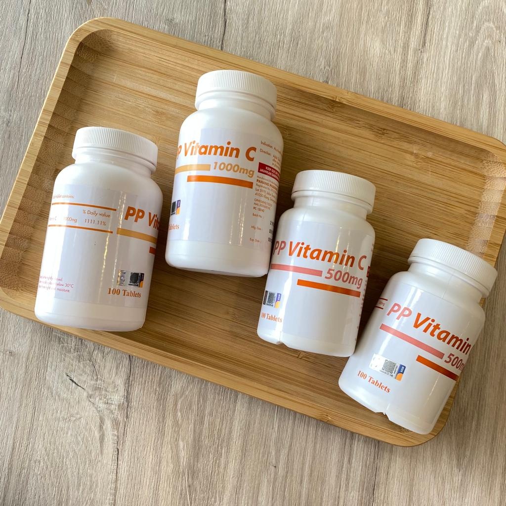 PP VITAMIN C 1000MG 100 TABLETS | Shopee Malaysia