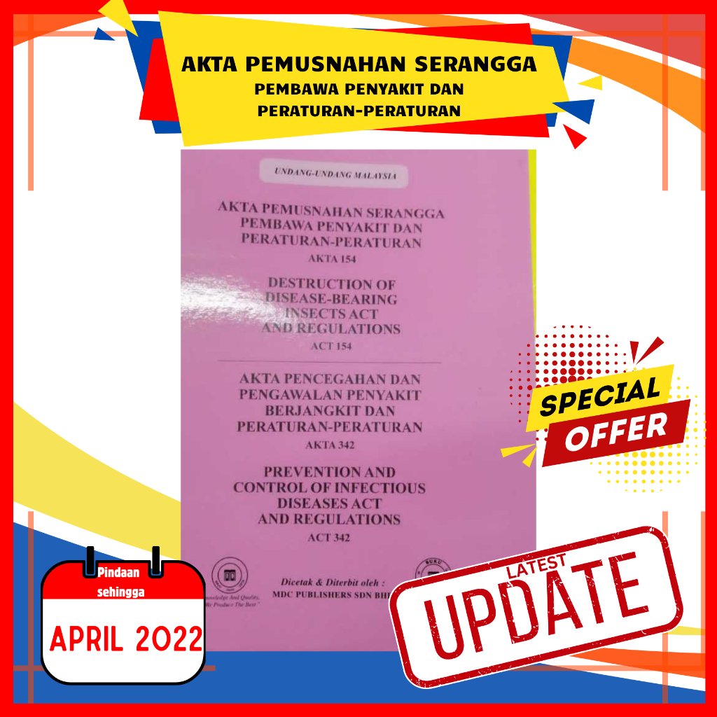 Akta Pemusnahan Serangga Pembawa Penyakit Dan Peraturan Akta 154 ...