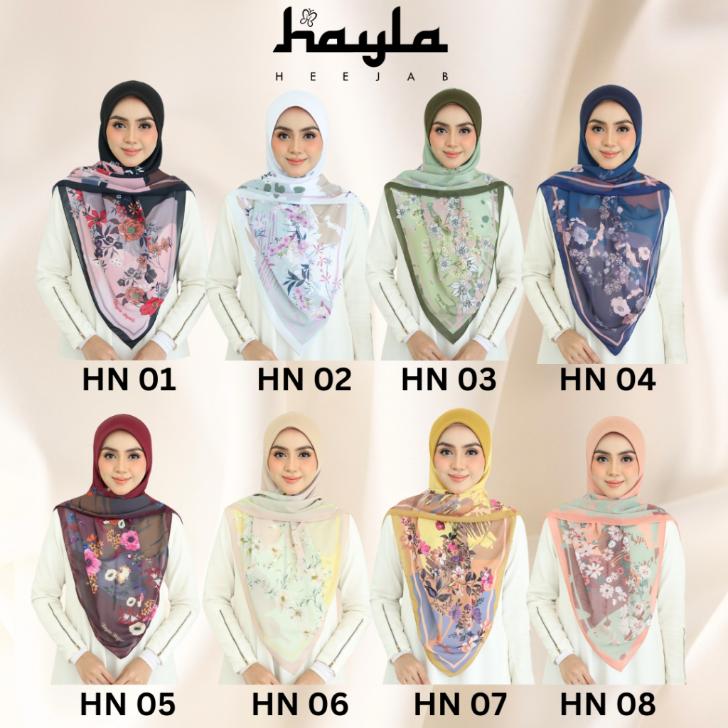 🔥TUDUNG AIDILFITRI 🔥 Hayla Heejab 29 Corak Tudung Instant Bawal Bawal ...