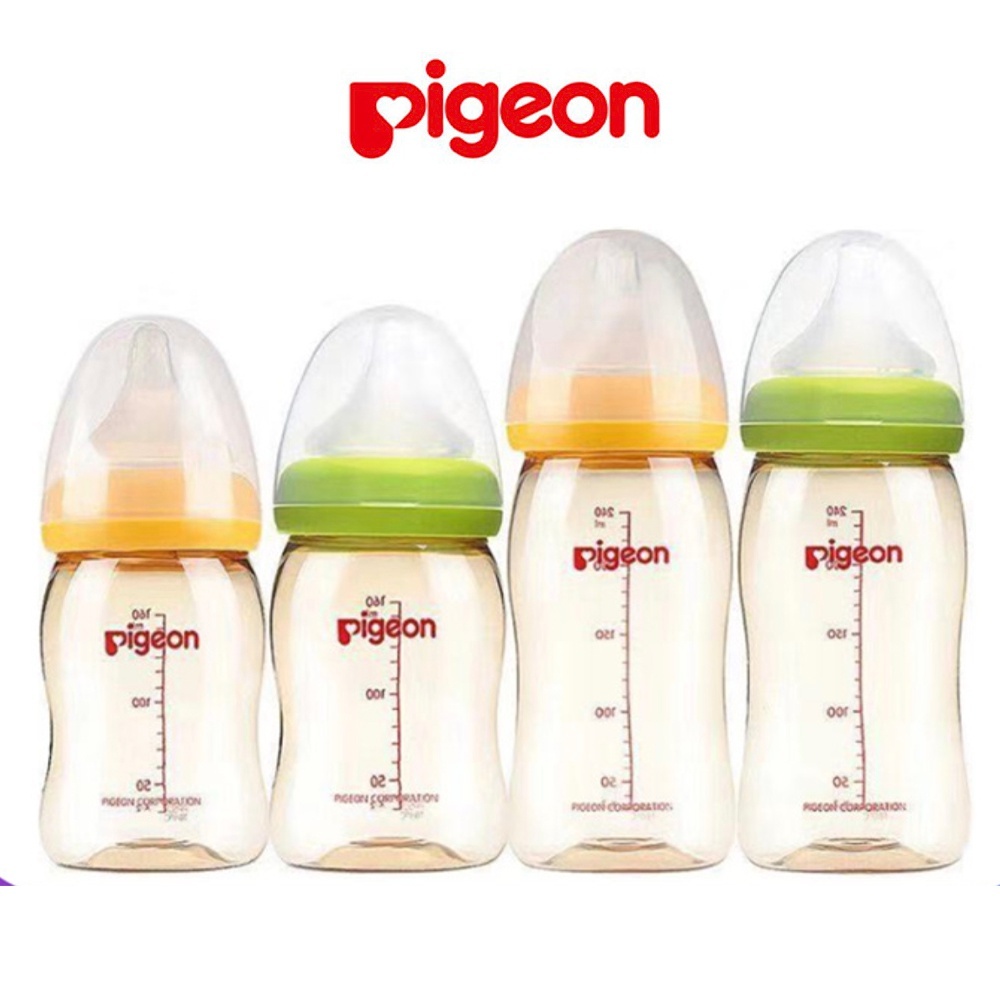 READY STOCK Pigeon PPSU Milk Bottle Wide Neck Botol Susu Teat Nipple Wide Neck Puting [G01 ...
