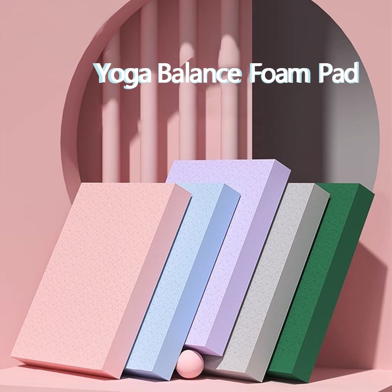 Pilates Balance Mat Tpe Yoga Mat Foam Practice Mat Thickened Sports Mat ...