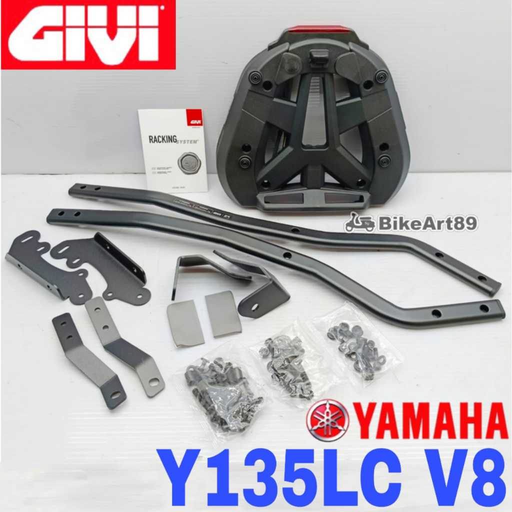 Monorack Givi Special Advance Rack Yamaha Y135LC V8 LV FI LC V8 Black ...