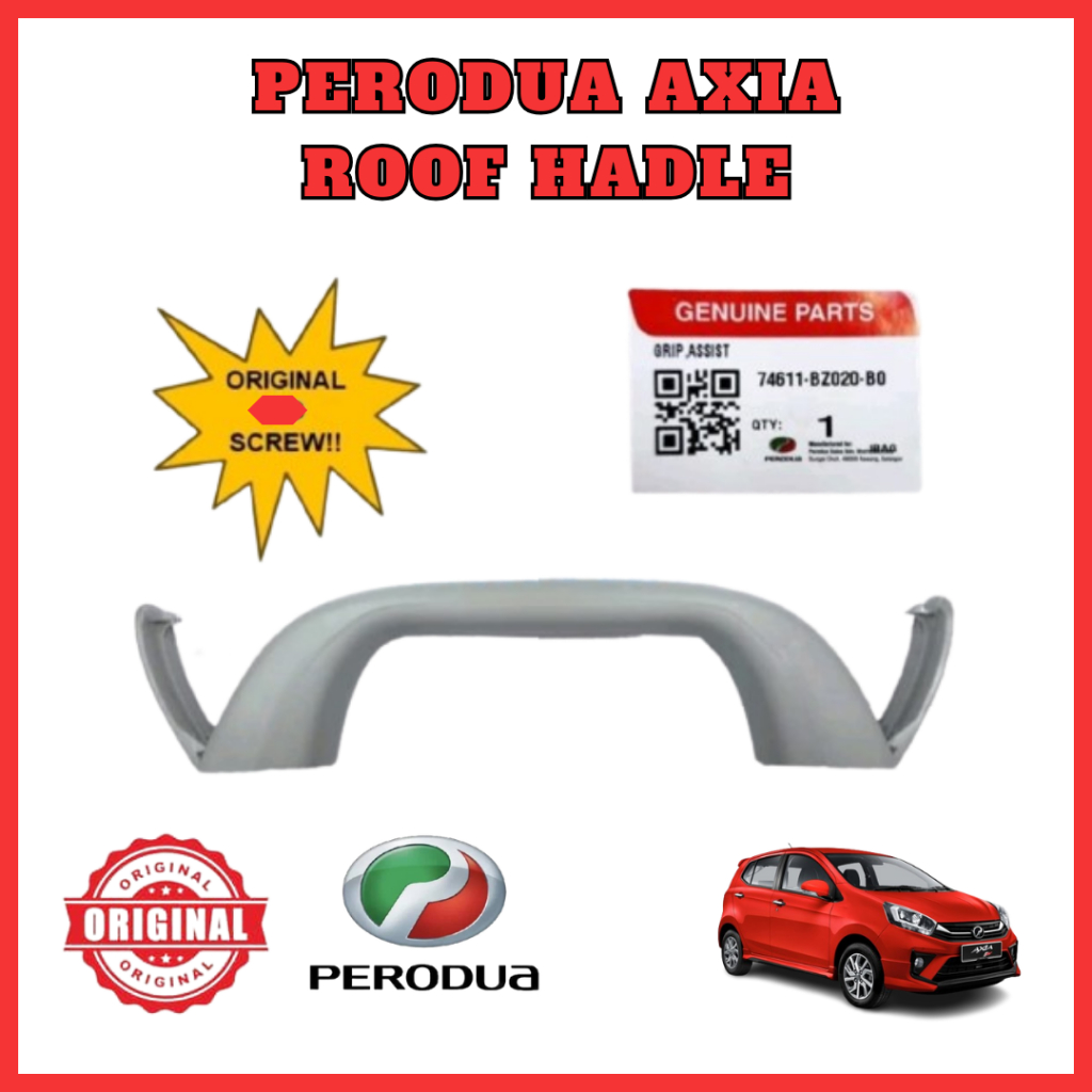 ORIGINAL Perodua Axia Grip Assist /Axia Roof Handle / Pemegang Pintu ...