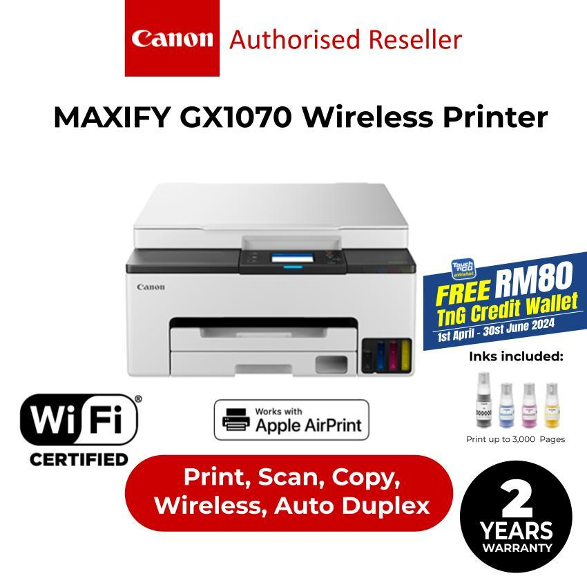 MAXIFY GX1070 MegaTank Wireless All In One Printer (Print,Scan,Copy ...