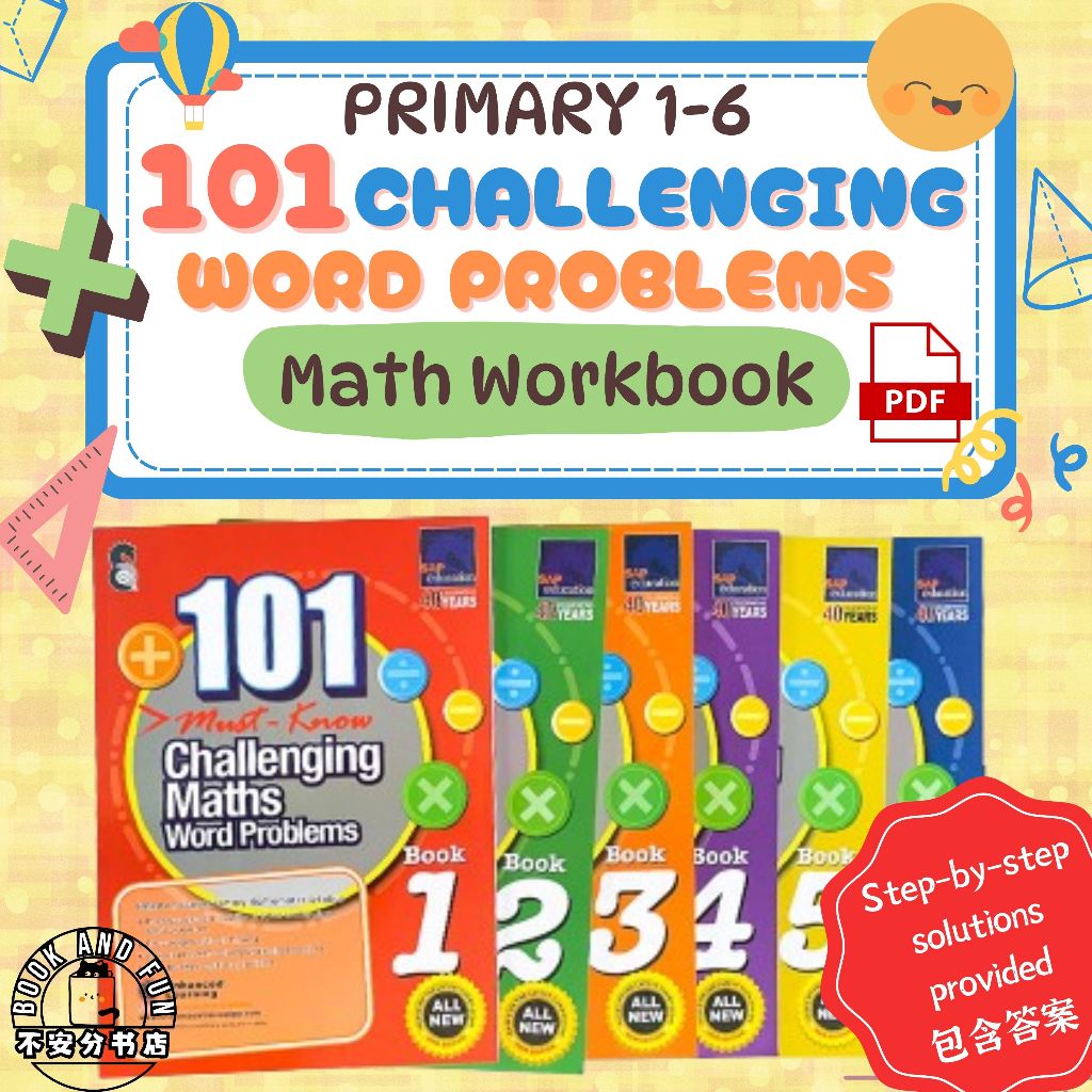 (PDF) Primary 1-6 Math Workbook 101 CHALLENGING MATHS WORD PROBLEMS ...