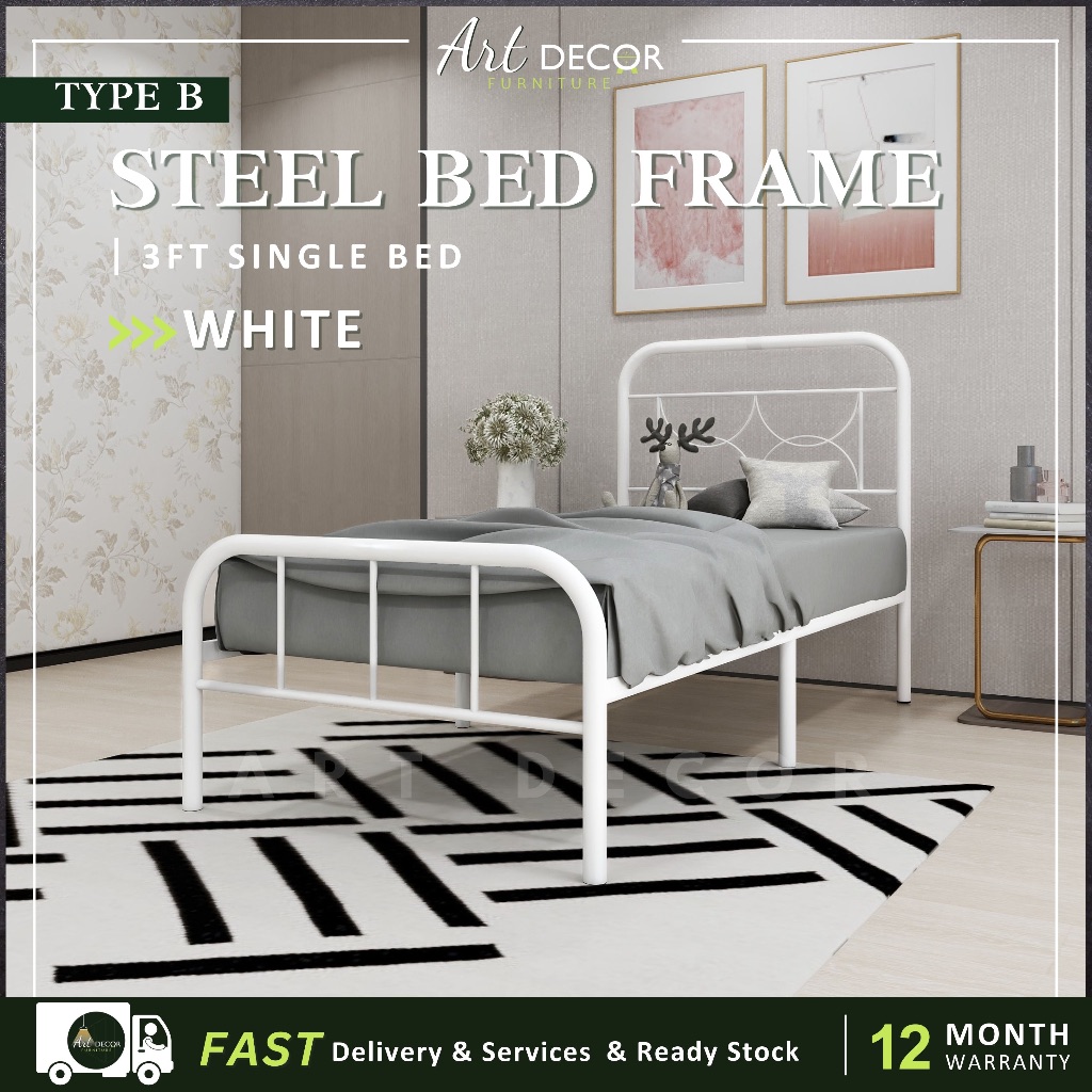🔥READY STOCK🔥Single Bed Frame with tilam single/ Katil Bujang/Set 3ft ...