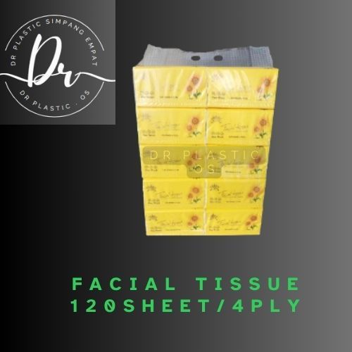 (10 PKT) KBM Facial Tissue 4 PLY / Pure Wood Facial Tissue / Tisu Muka ...