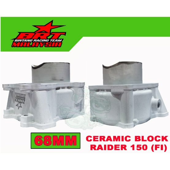 BRT RACING CERAMIC BLOCK RAIDER 150 FI & GSX-R150 68MM | Shopee Malaysia