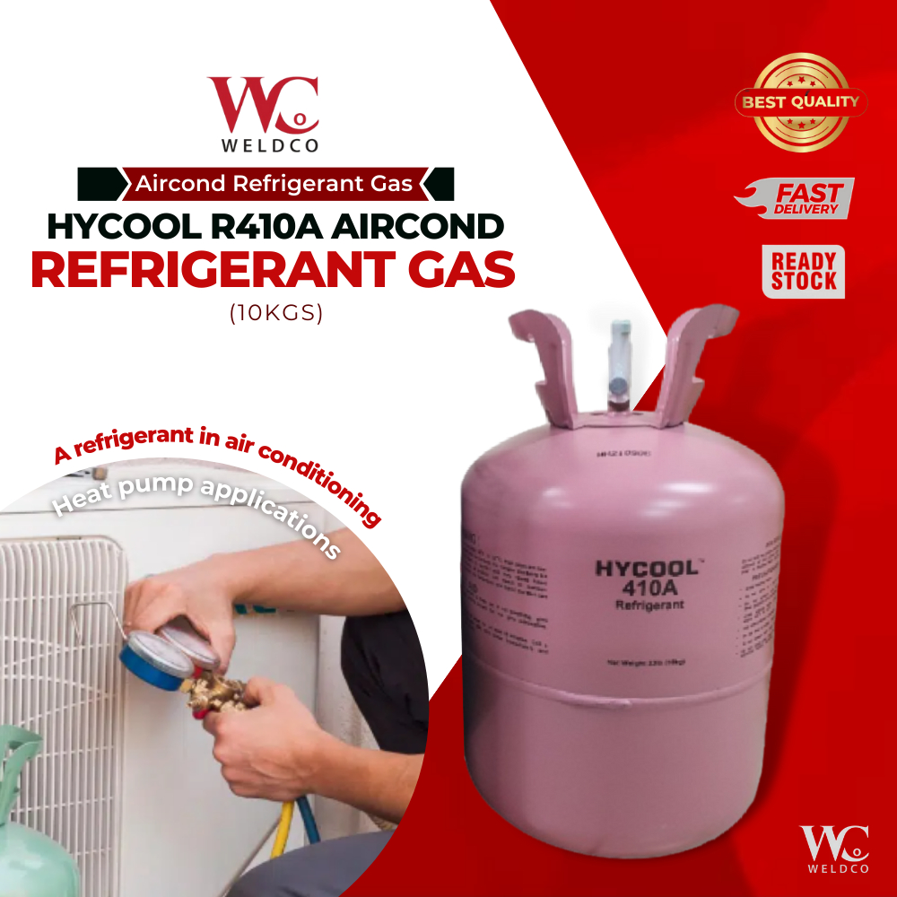 HYCOOL R410A GAS 10KG AIRCOND REFRIGERANT HOME AIRCOND GAS TONG R410A 冷气 煤气体 GES PENYAMAN UDARA ...