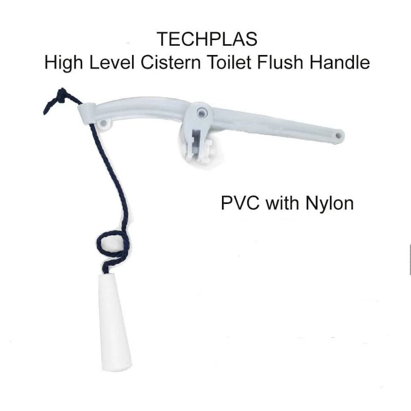 Techplas Cistern Toilet Flush Handle With Rope - For High Level ...