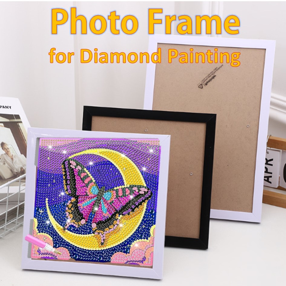 Frame Kosong Diamond Painting Photo Frame Bingkai Foto Seni Lukisan ...