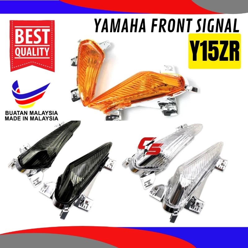 YAMAHA Y15 Y15ZR FRONT SIGNAL SET TINTED CLEAR ORANGE | Shopee Malaysia