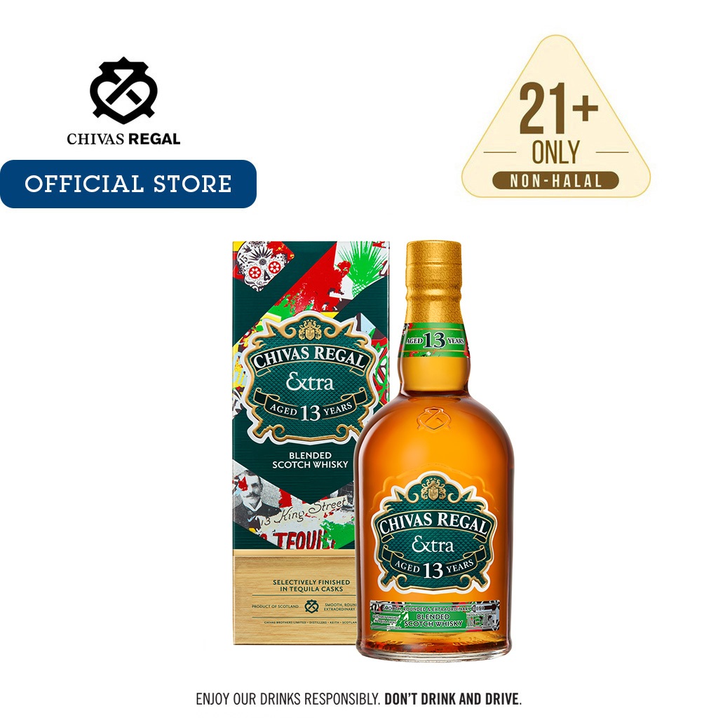 Chivas Regal 13 Years Old Blended Scotch Whisky - Finished in Tequila ...